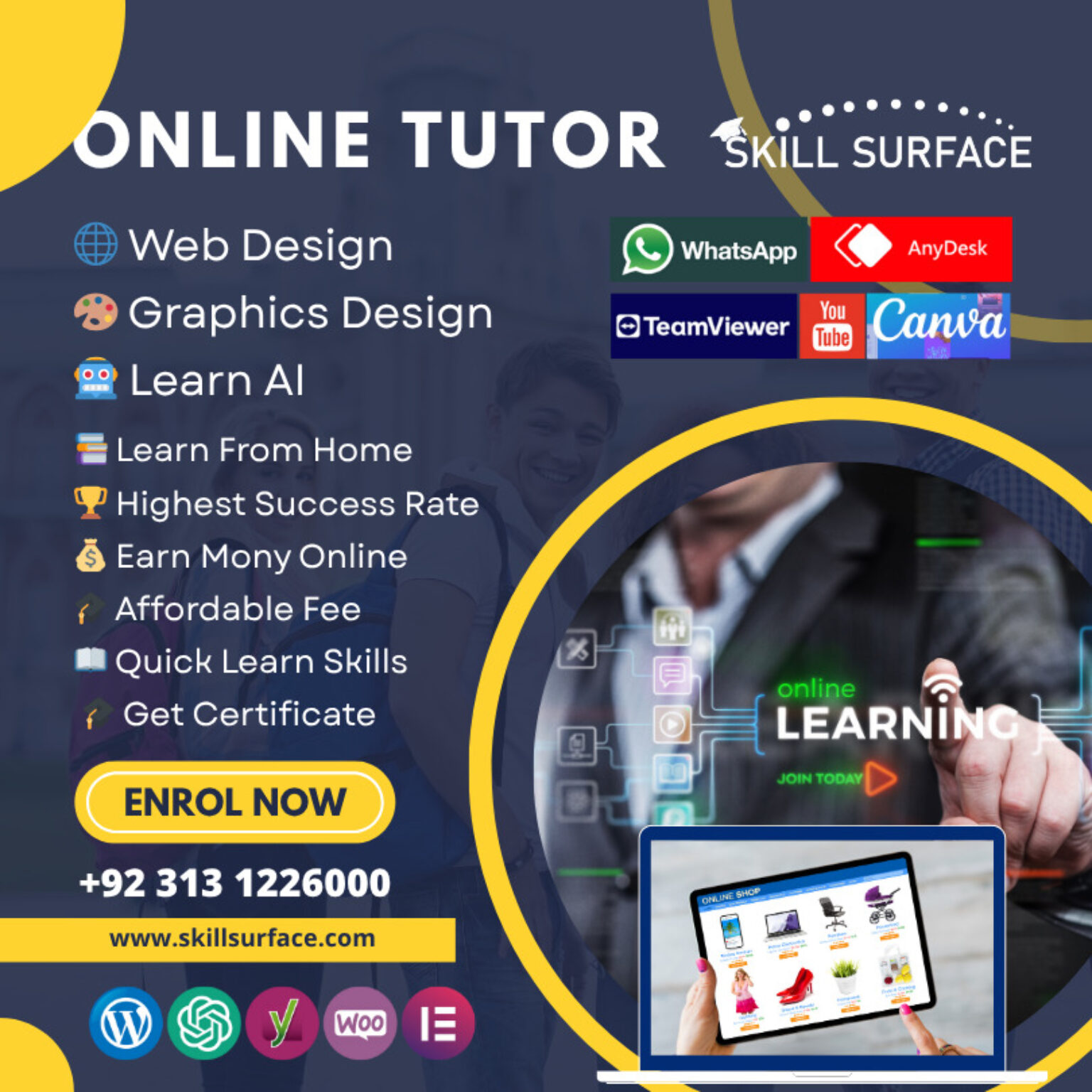 Learn Website Design, Hosting, Wordpress, Graphics Vectors